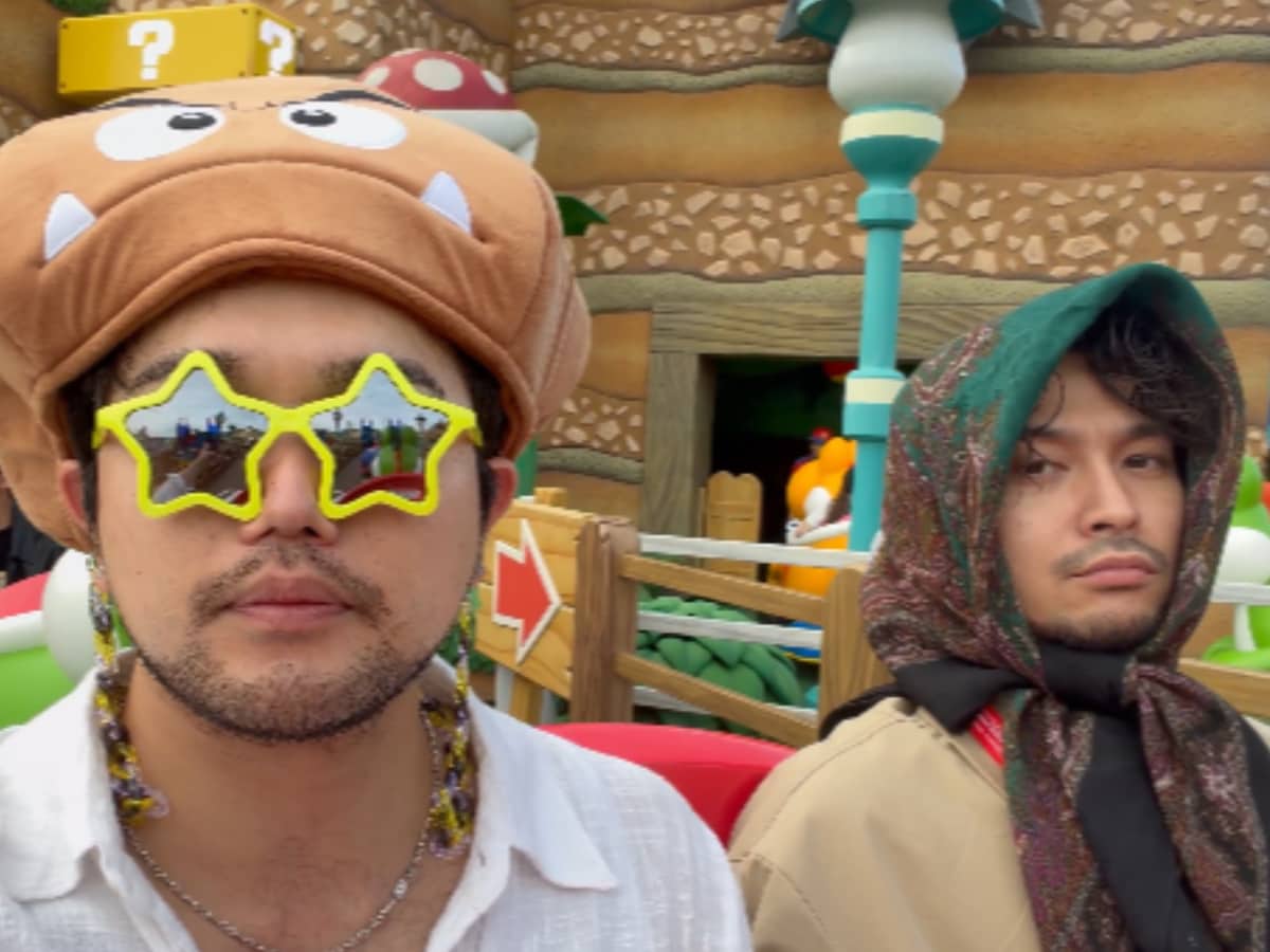 King Gnu・井口＆常田、「虚無シリーズ」再び？ USJで“怪しい”姿を披露「マジで意味がわからんすぎる」 - All About ニュース