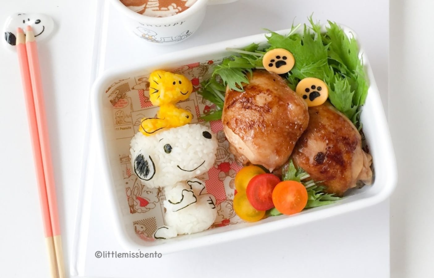 Little Miss Bento's Snoopy & Woodstock Bento | All About Japan