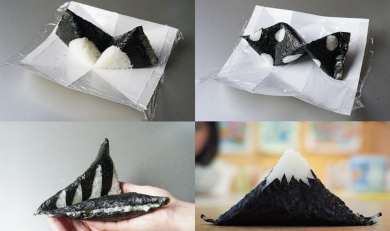 How To Fold Onigiri Triangle