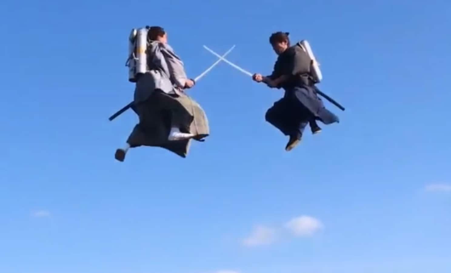 Watch As 2 Samurai Duel It Out in the Sky | All About Japan