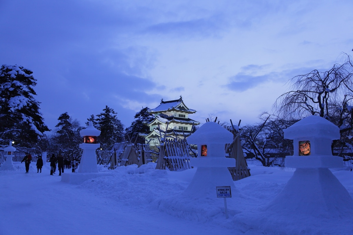 The 5 Biggest Snow Festivals in Tohoku | All About Japan