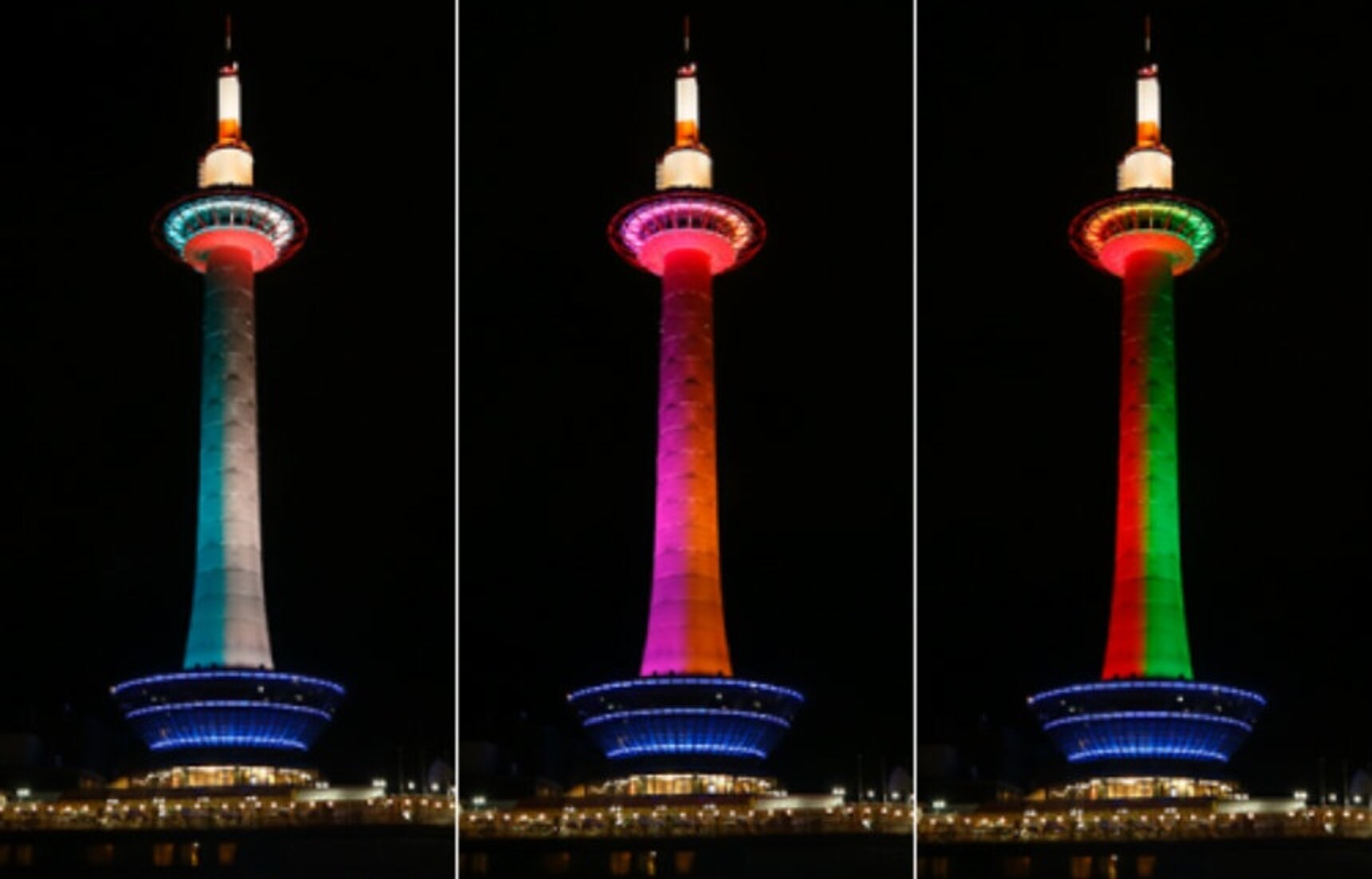 Get a Chance to Change Kyoto Tower's Color | All About Japan